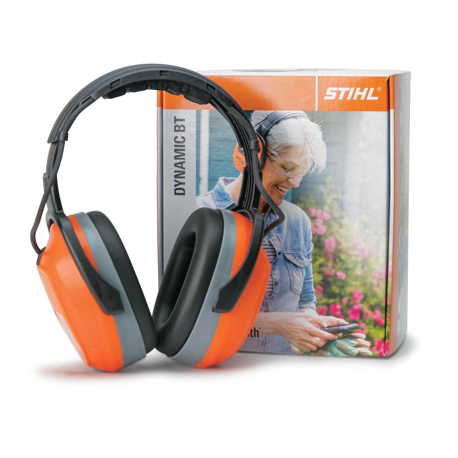 STIHL Dynamic Bluetooth 24 dB Professional Hearing Protectors Black ...