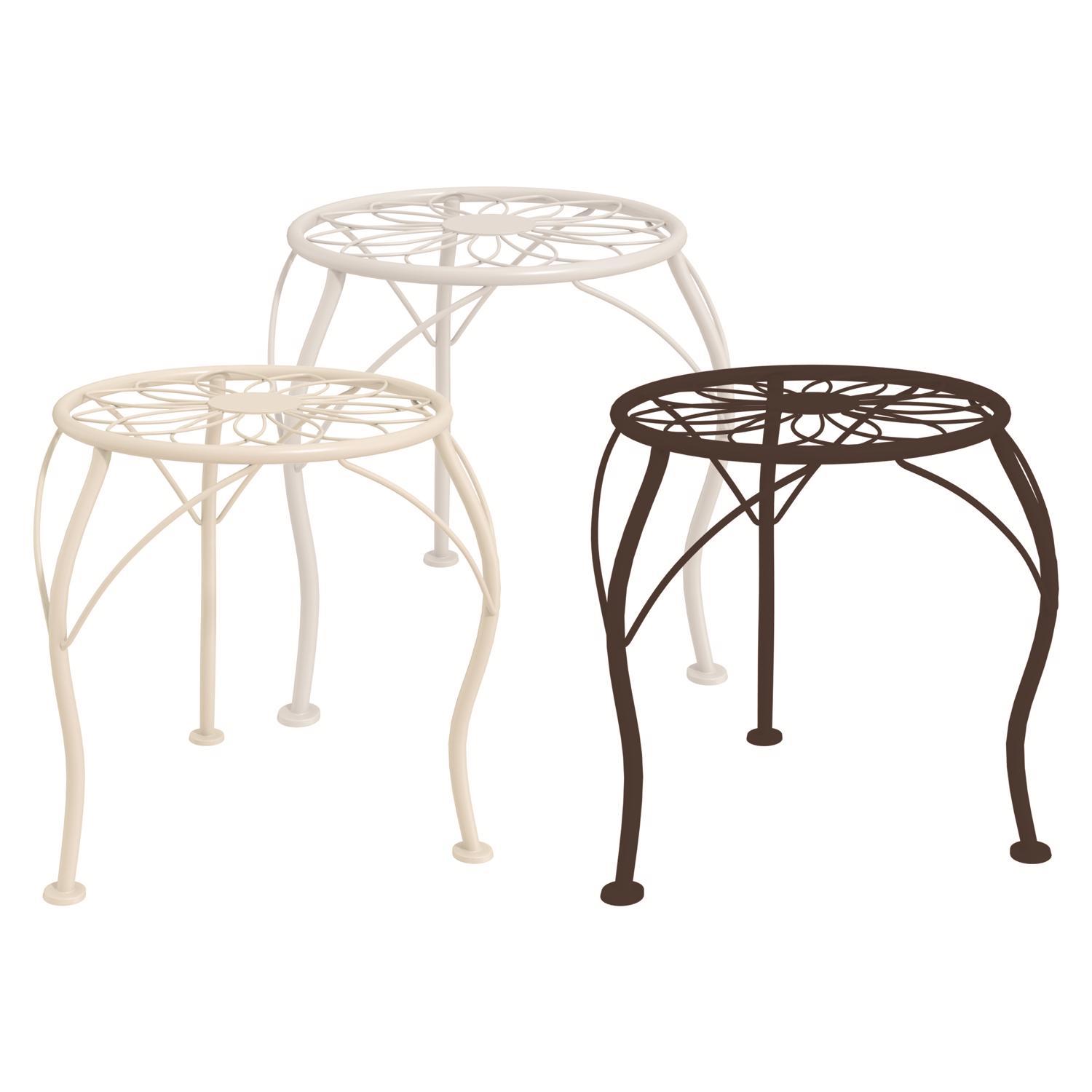 Classic Home & Garden 13.3 in. H Multi-colored Cast Iron Plant Stand ...