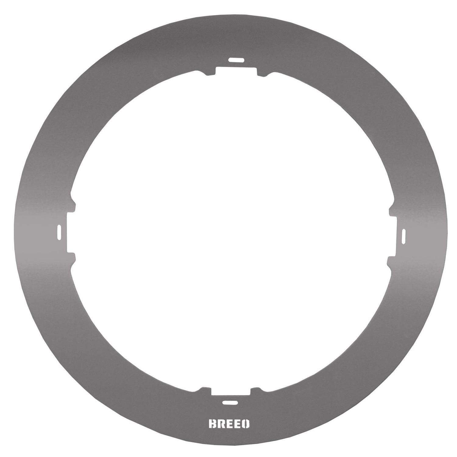 Breeo X Series 30 Insert Ring 1 in. H X 41 in. W Steel Round Stainless Fire Ring For Wood - Ace ...