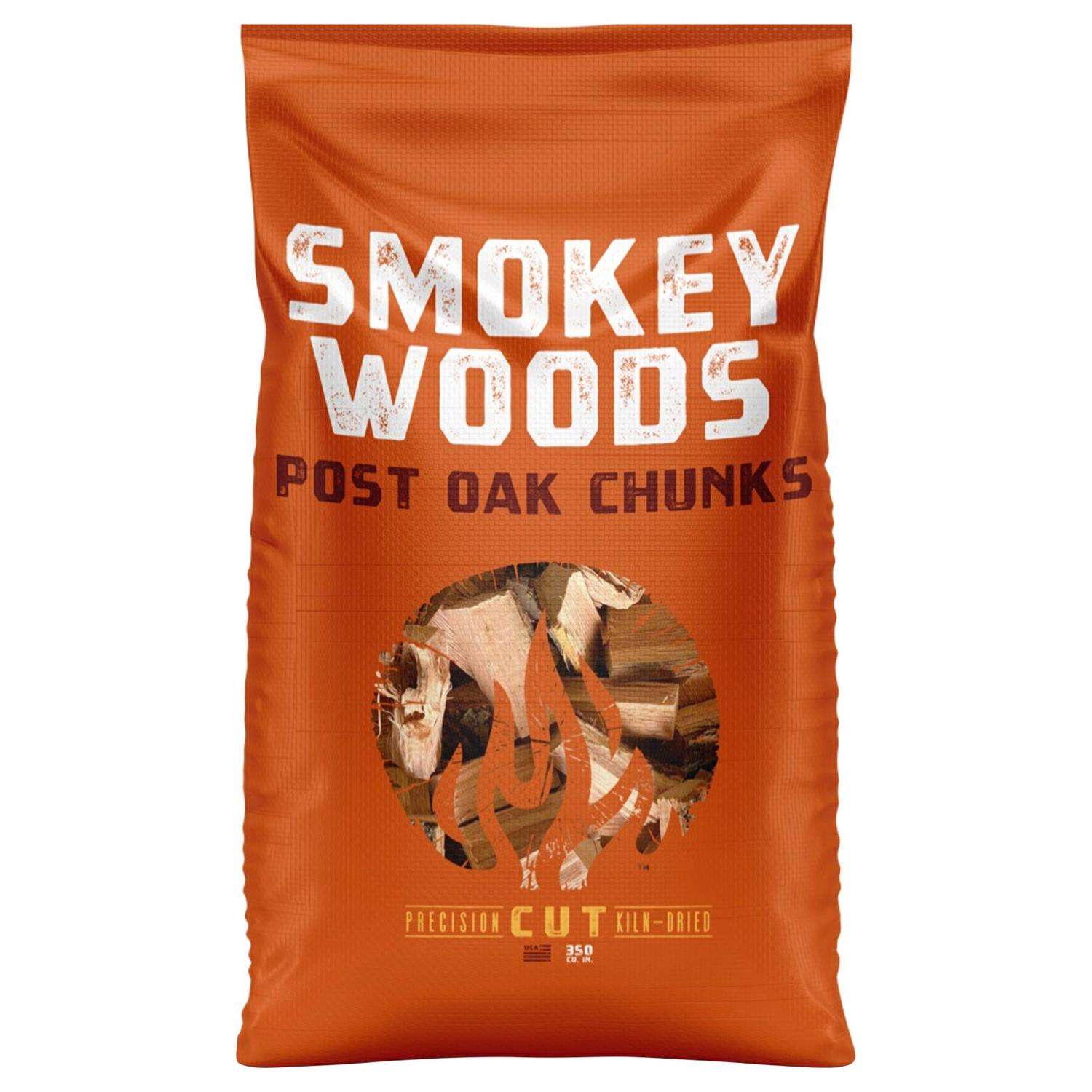 Smokey Woods All Natural Post Oak Wood Smoking Chunks 350 cu in - Ace ...