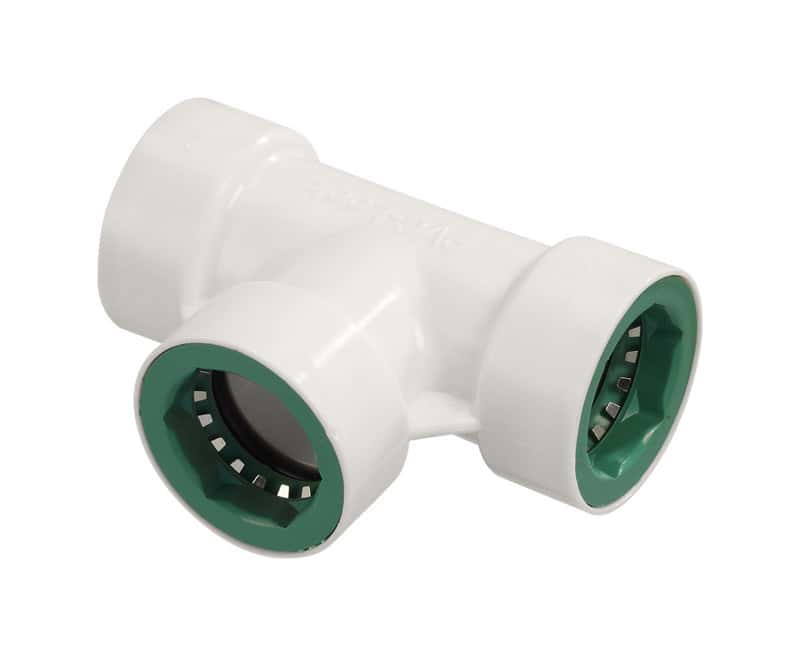 Orbit PVC-Lock 3/4 in. Push X 3/4 in. D Push Plastic Tee Connector ...