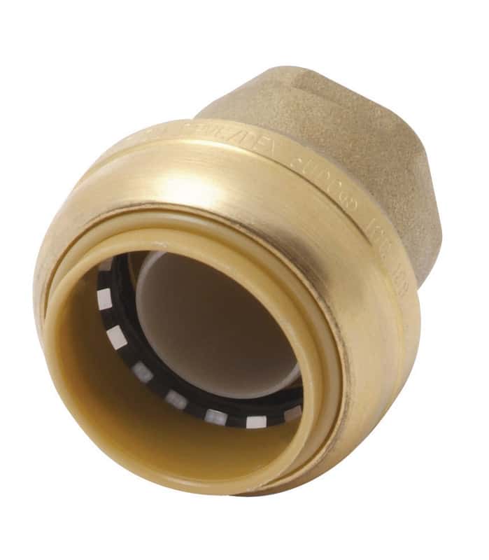 SharkBite 1 in. Push Brass End Stop - Ace Hardware