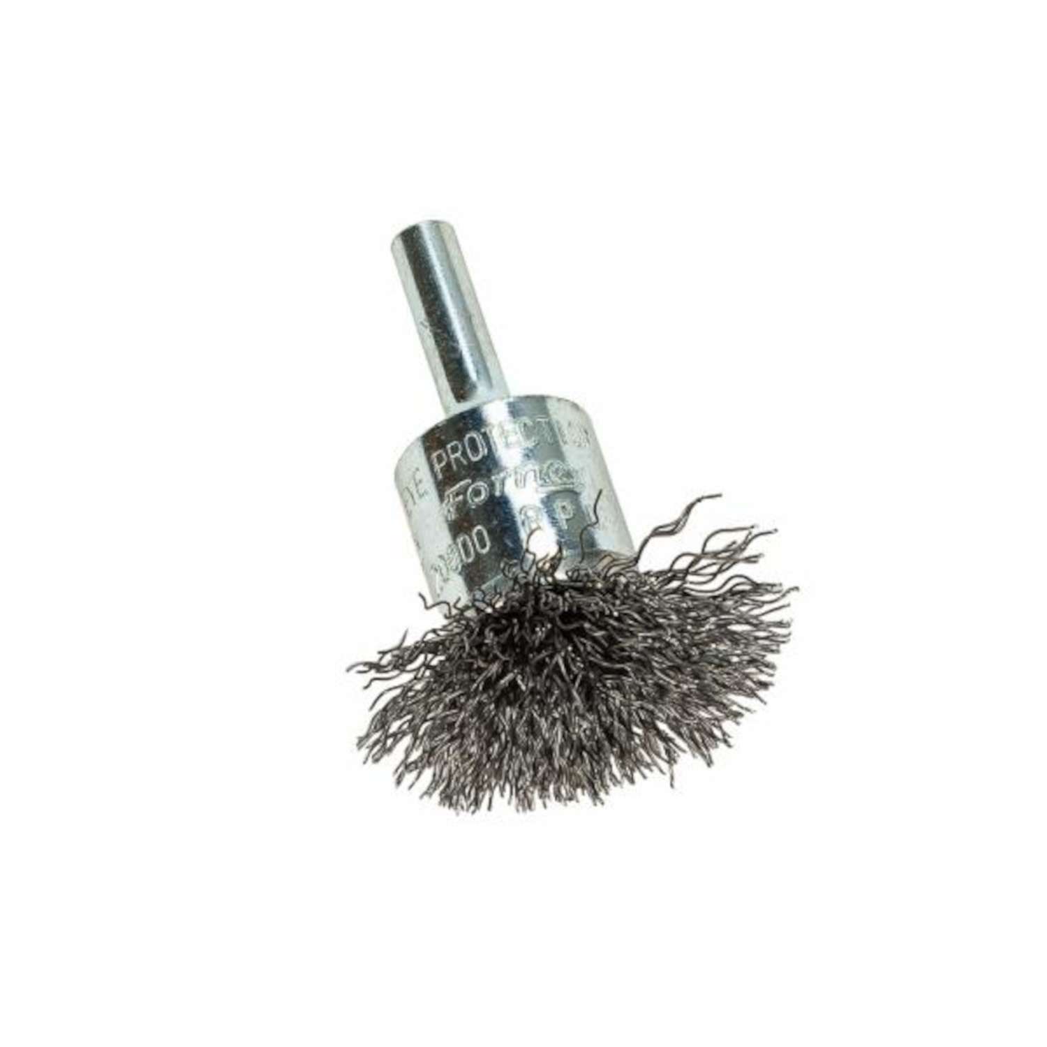 Forney Command Pro 1-1/2 in. Circular Flare End Brush Steel 15000 rpm 1 ...
