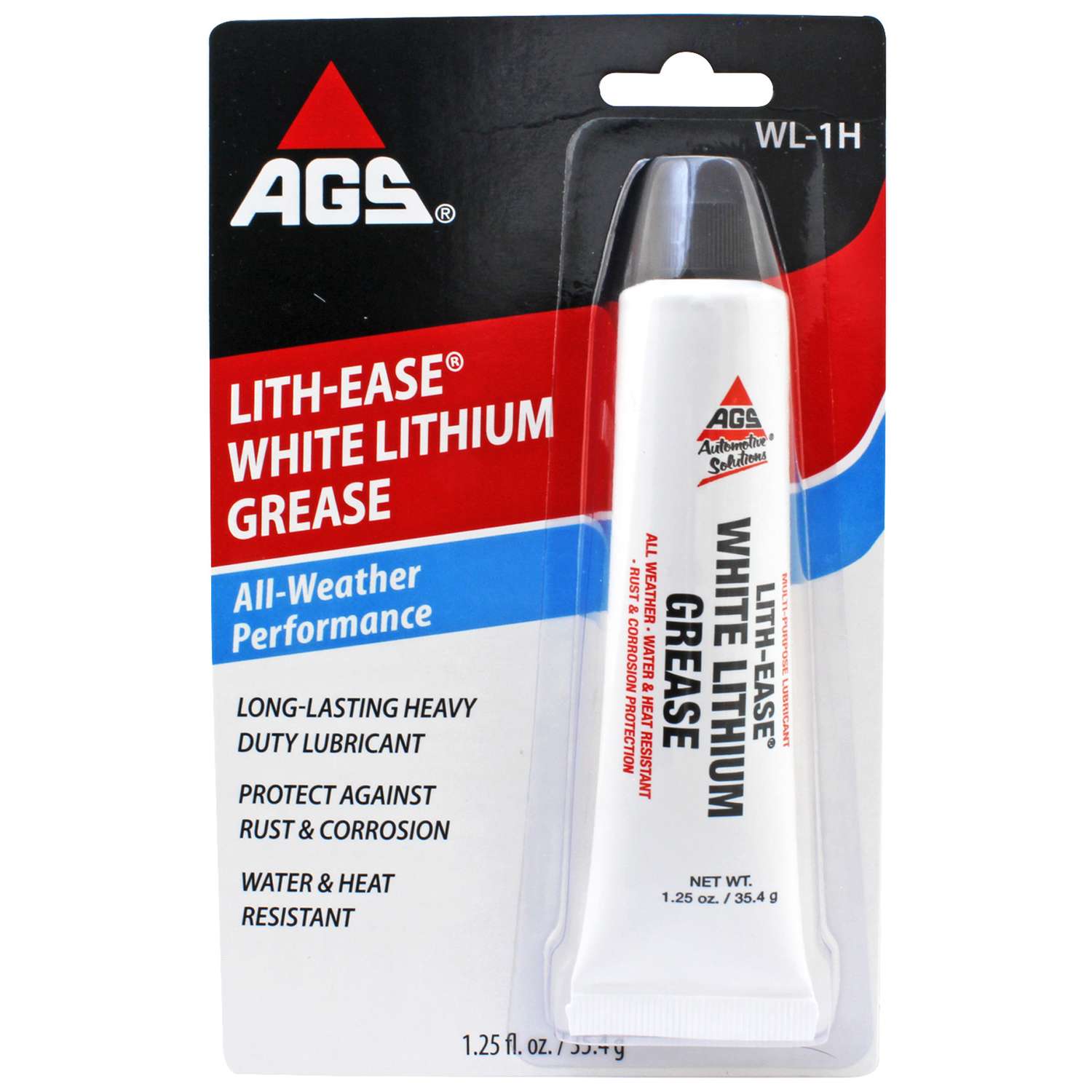 AGS Lith-Ease White Lithium Grease 1.25 oz - Ace Hardware