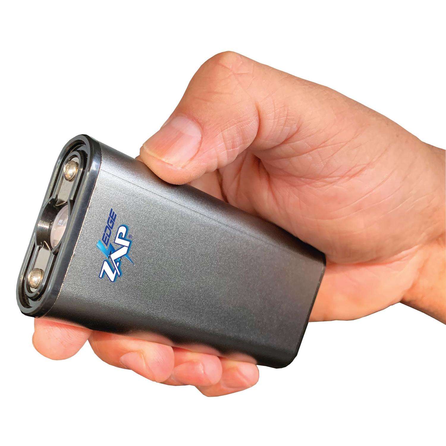 PS Products ZAP Edge Silver Multi-Material Stun Gun Mfr# ZAPEDGEGM ...