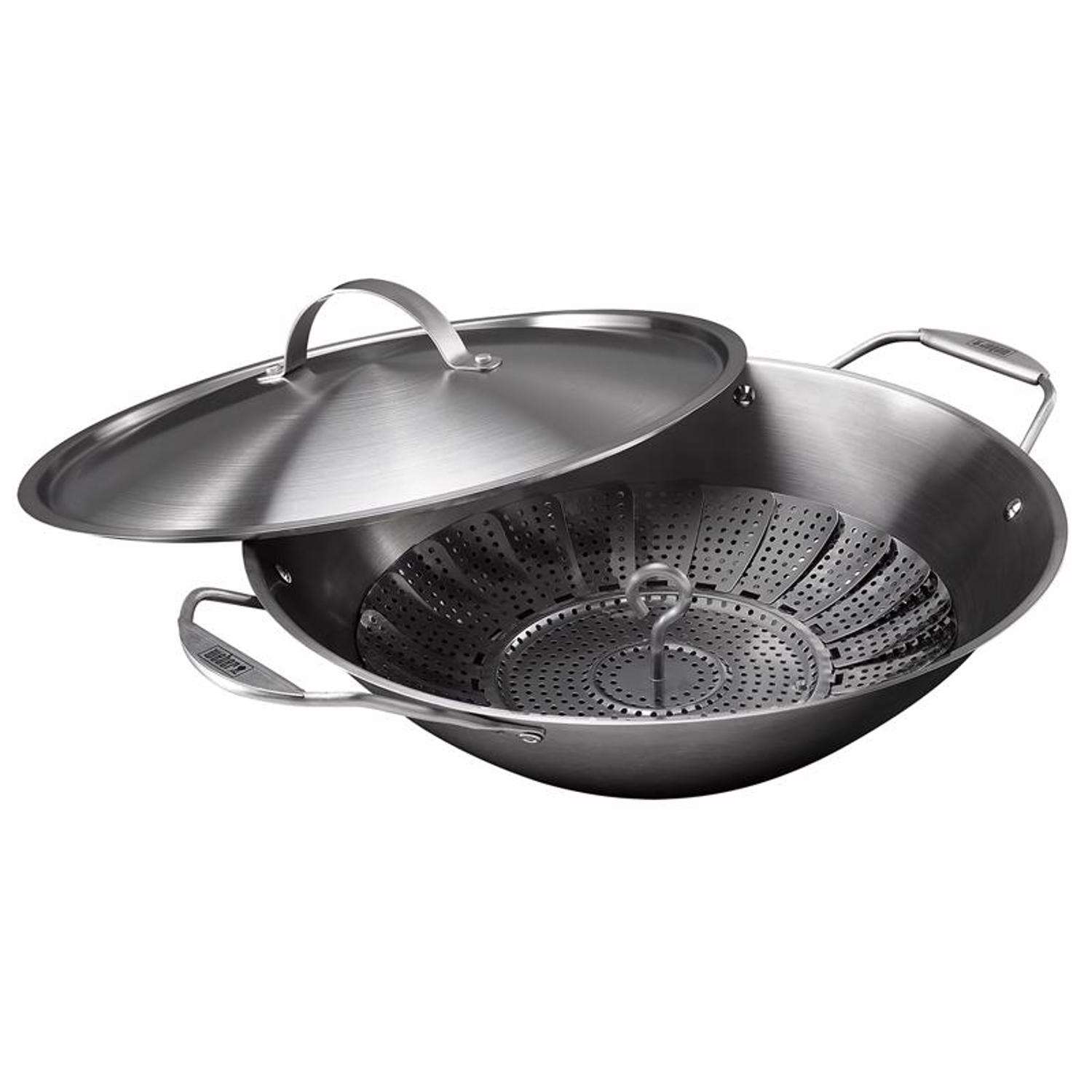 Weber Crafted Stainless Steel Grill Wok 19 in. W - Ace Hardware