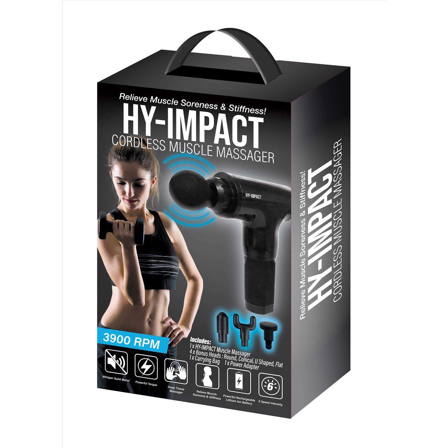 HY-Impact Black Cordless Massager 1 pk - Ace Hardware