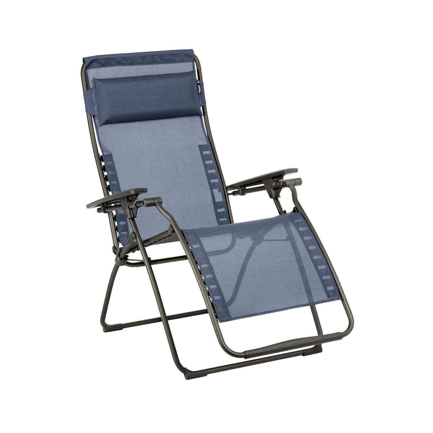 Lafuma Futura Gray Steel Frame Modern Armchair - Ace Hardware