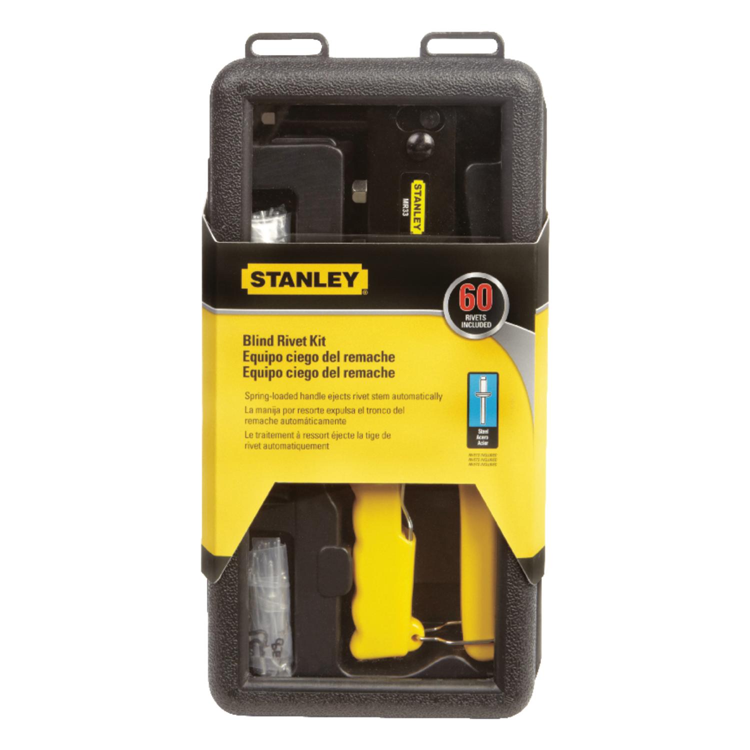 Stanley Steel Blind Rivet Tool Kit Yellow 60 pc Mfr# STHT72179 - Ace ...