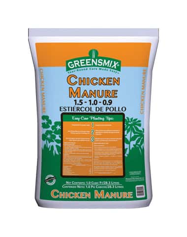 Greensmix Organic Chicken Manure 1 cu ft 36 lb Mfr# WGM03225 - Ace Hardware