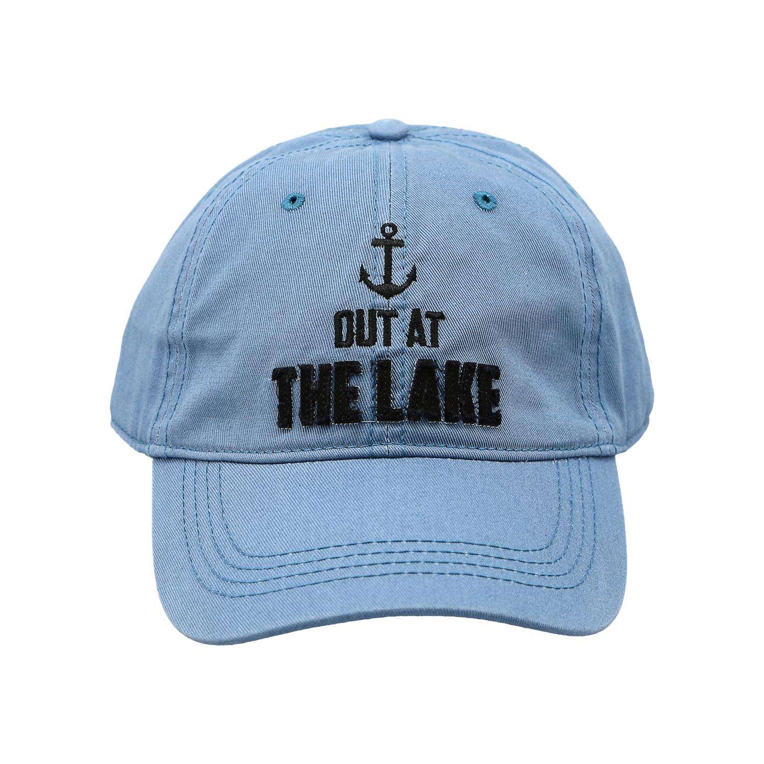 Pavilion Man Out Out at the Lake Baseball Cap Cadet Blue One Size Fits ...