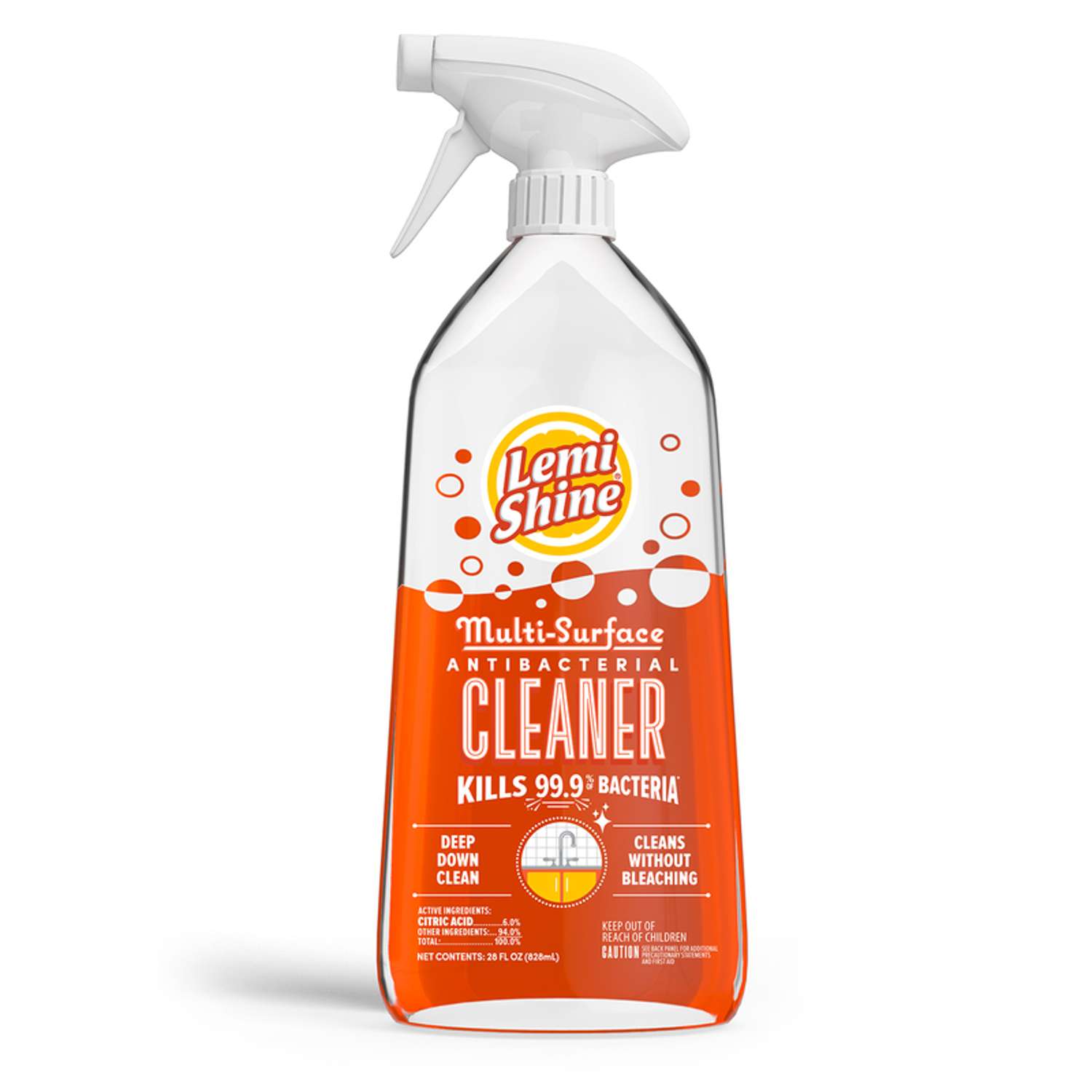 Lemi Shine Lemon Scent Antibacterial Cleaner 28 oz 1 pk - Ace Hardware