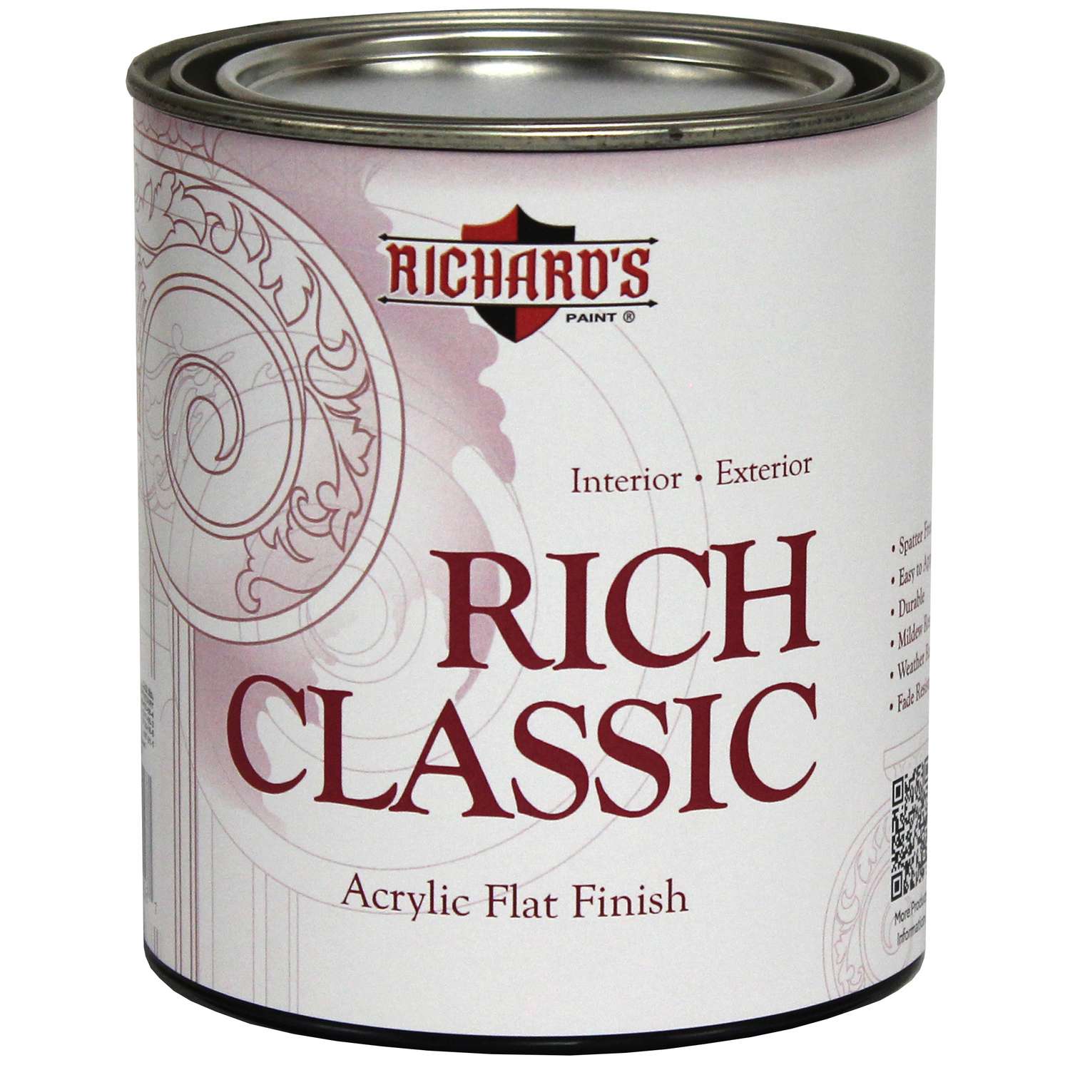 Richard's Paint Rich Classic Flat Accent Base Interior/Exterior Paint ...