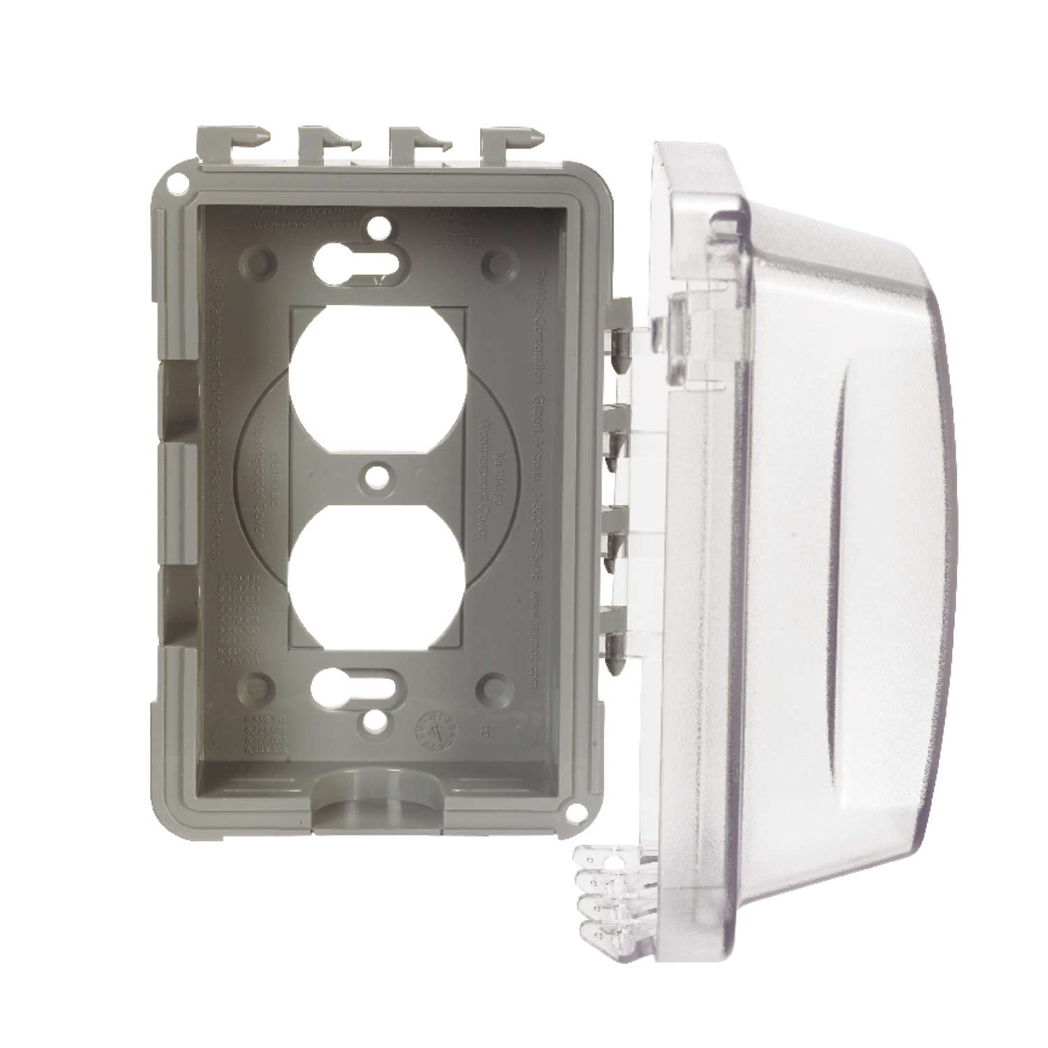 TayMac Rectangle Plastic 1 gang In-Use Cover - Ace Hardware