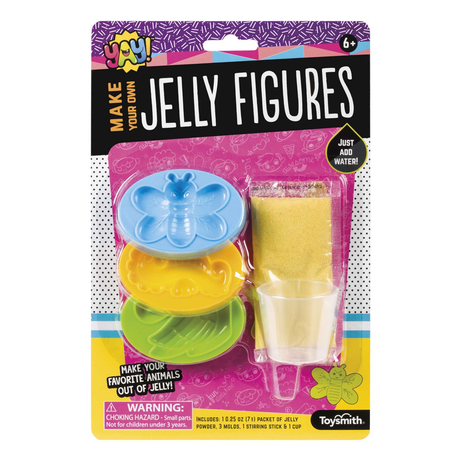 Toysmith Yay! Make Your Own Jelly Figures Plastic/Wood 6 pc - Ace Hardware
