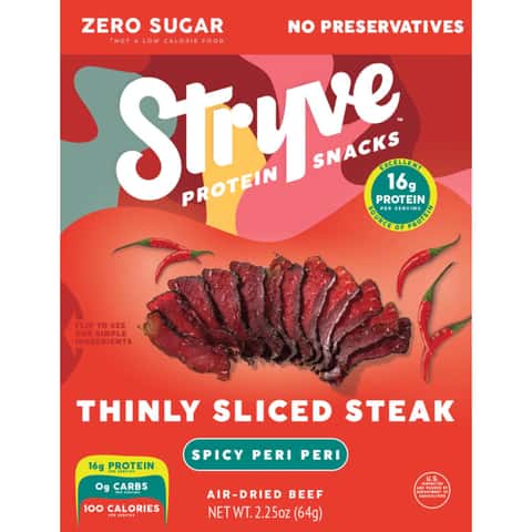 Stryve Biltong Spicy Peri-Peri Beef Strips 2.25 oz Bagged - Ace Hardware