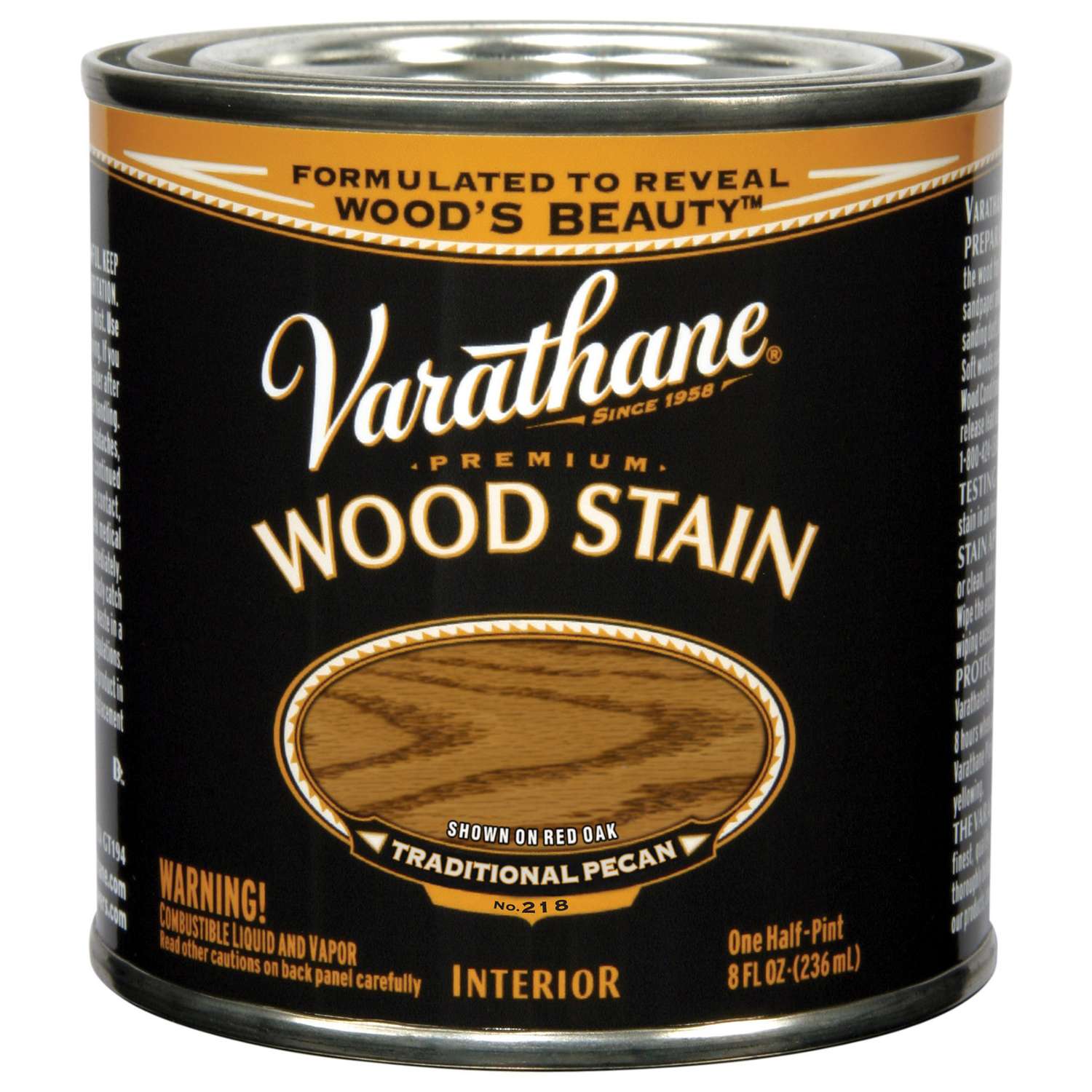 Varathane Semi-Transparent Traditional Pecan Oil-Based Urethane ...