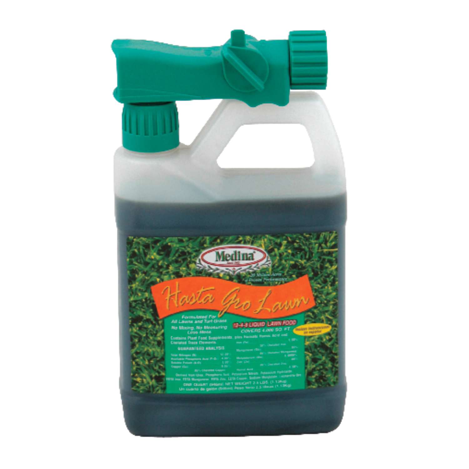 Medina Hasta Grow Lawn All-Purpose Lawn Food For All Grasses 4000 sq ft ...