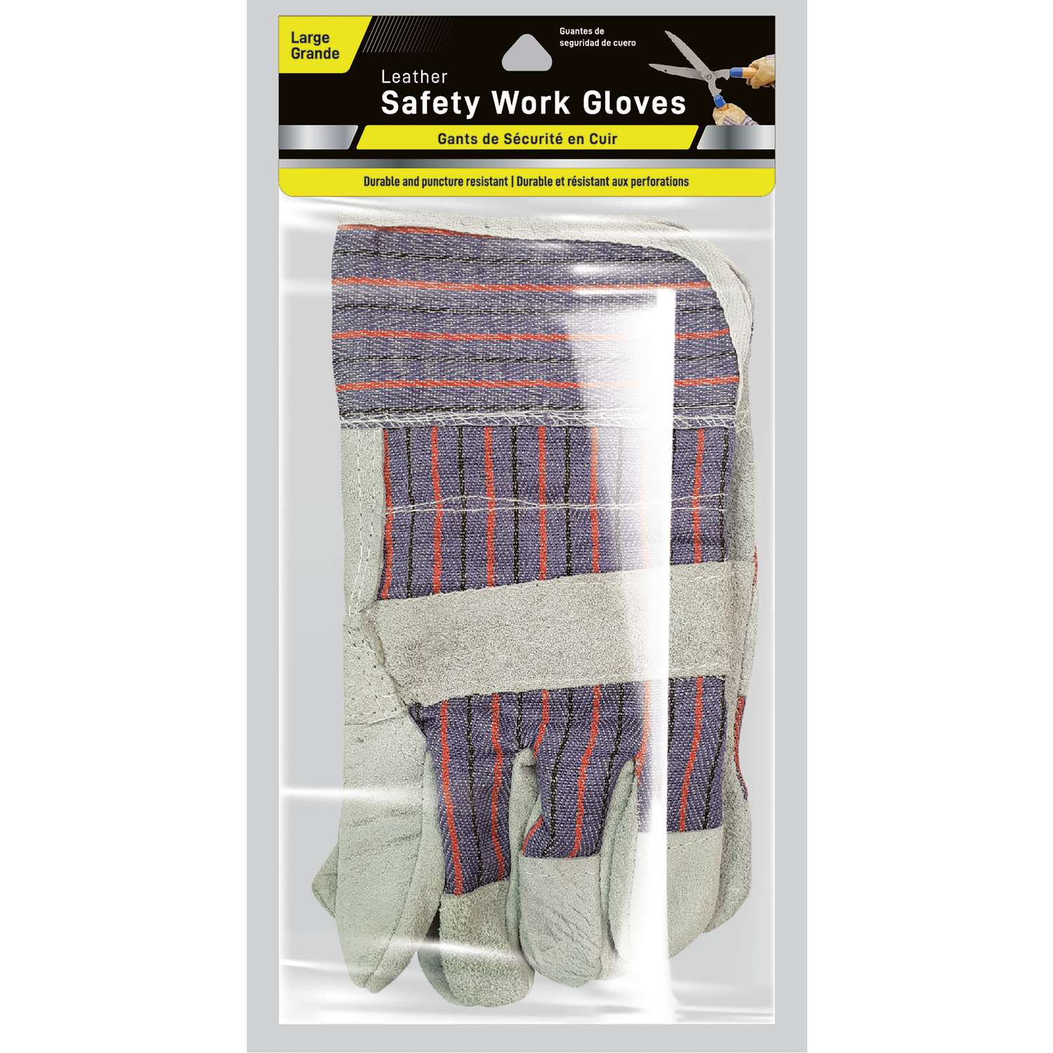 Jacent Unisex Indoor/Outdoor Work Gloves Gray One Size Fits All 1 pair ...