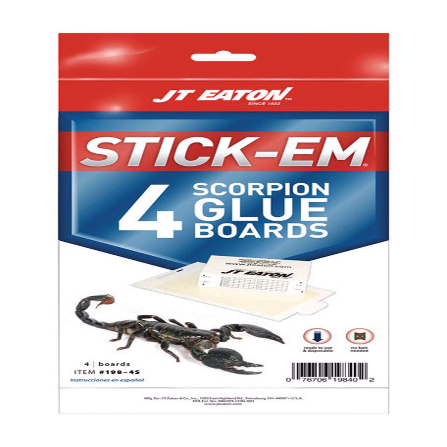 JT Eaton Stick-Em Glue Board 4 pk - Ace Hardware