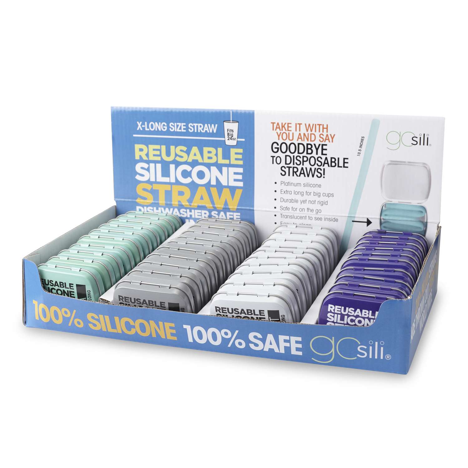 GoSili Assorted Silicone Reusable Straws 1 pc - Ace Hardware