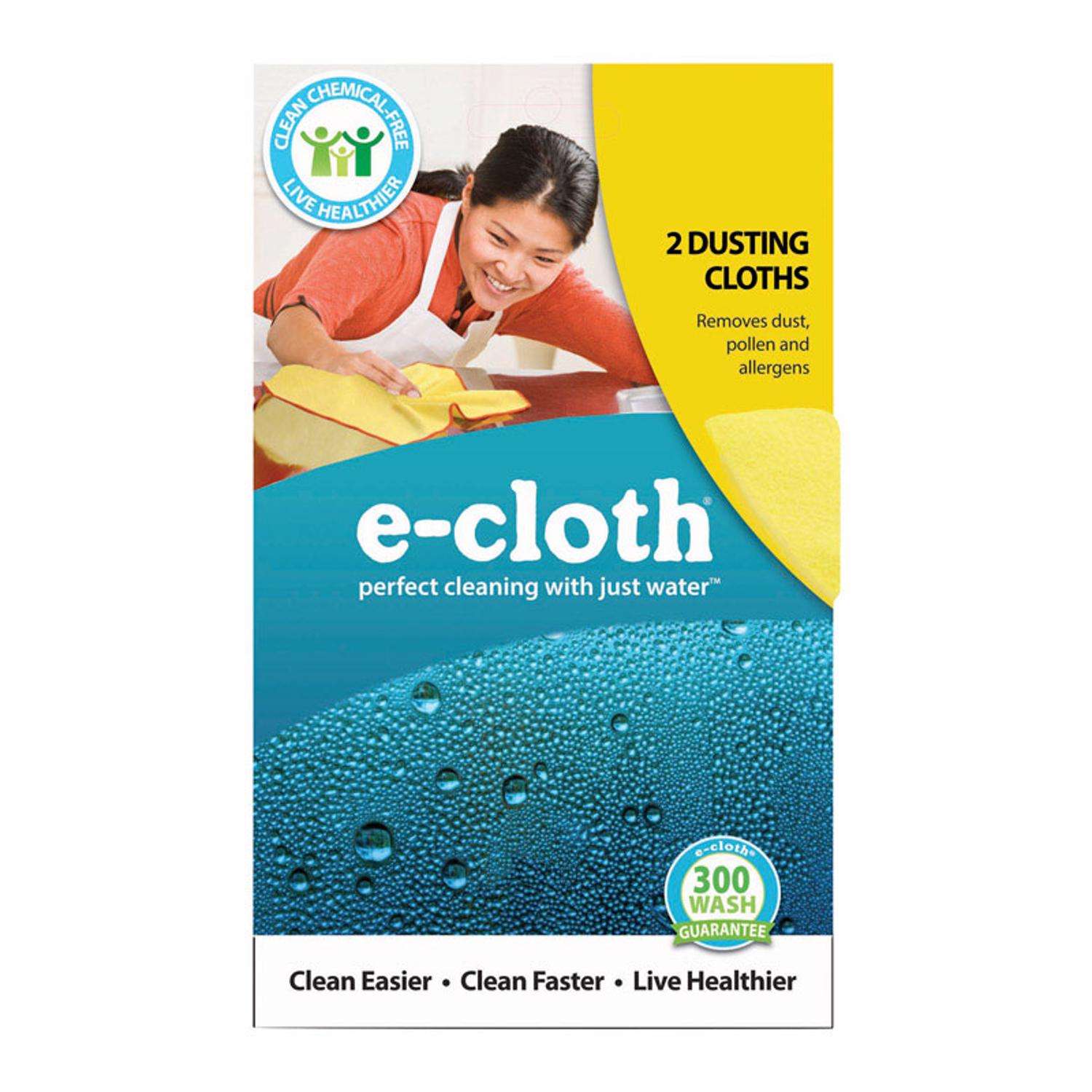 E-Cloth Polyester Dusting Cloth 12.5 in. W X 12.5 in. L 2 pk - Ace Hardware