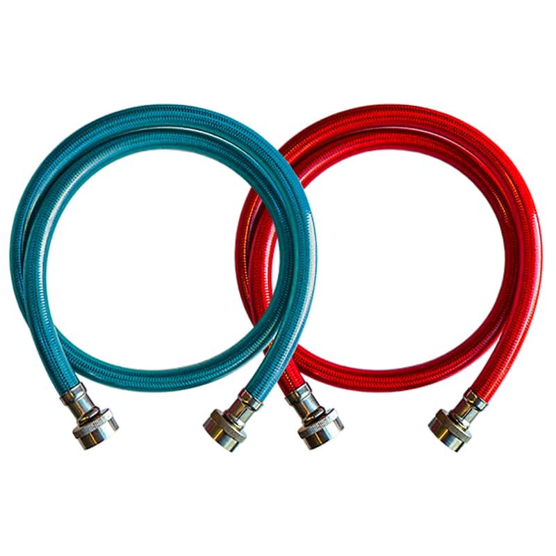 Ultra Dynamic Products Braided Stainless Steel Washer Machine Hose 3/8 ...