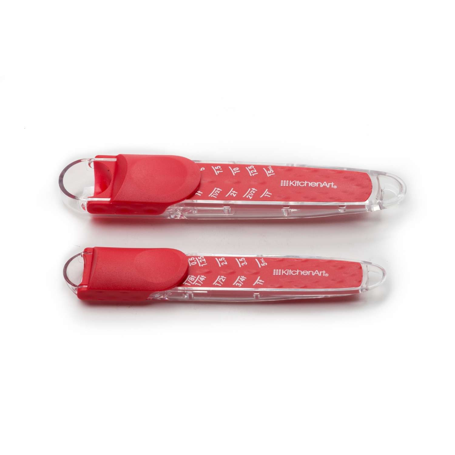 KitchenArt Plastic Red Adjustable Measuring Spoon - Ace Hardware