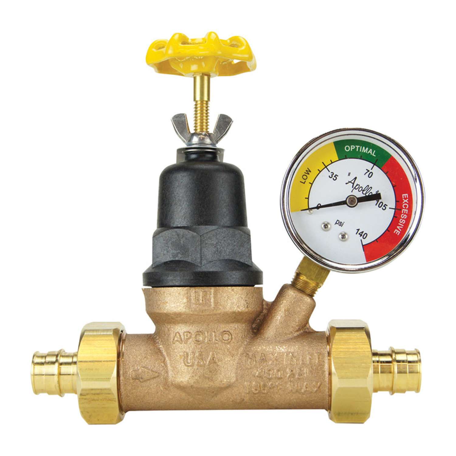 Apollo 3/4 in. Double Union Double Union PEX Bronze Water Pressure ...