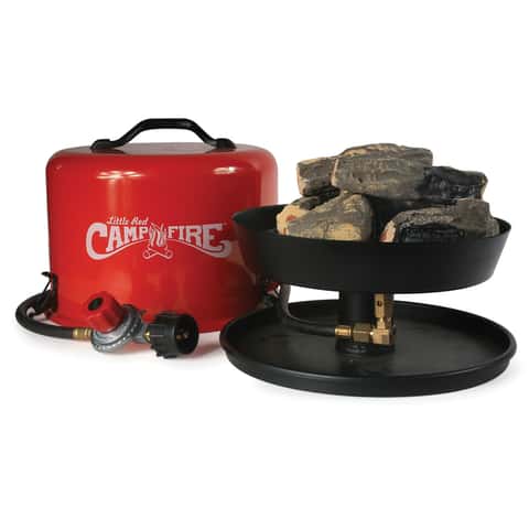 Camco Little Red Campfire 13 in. W Steel Propane Campfire Pit - Ace ...