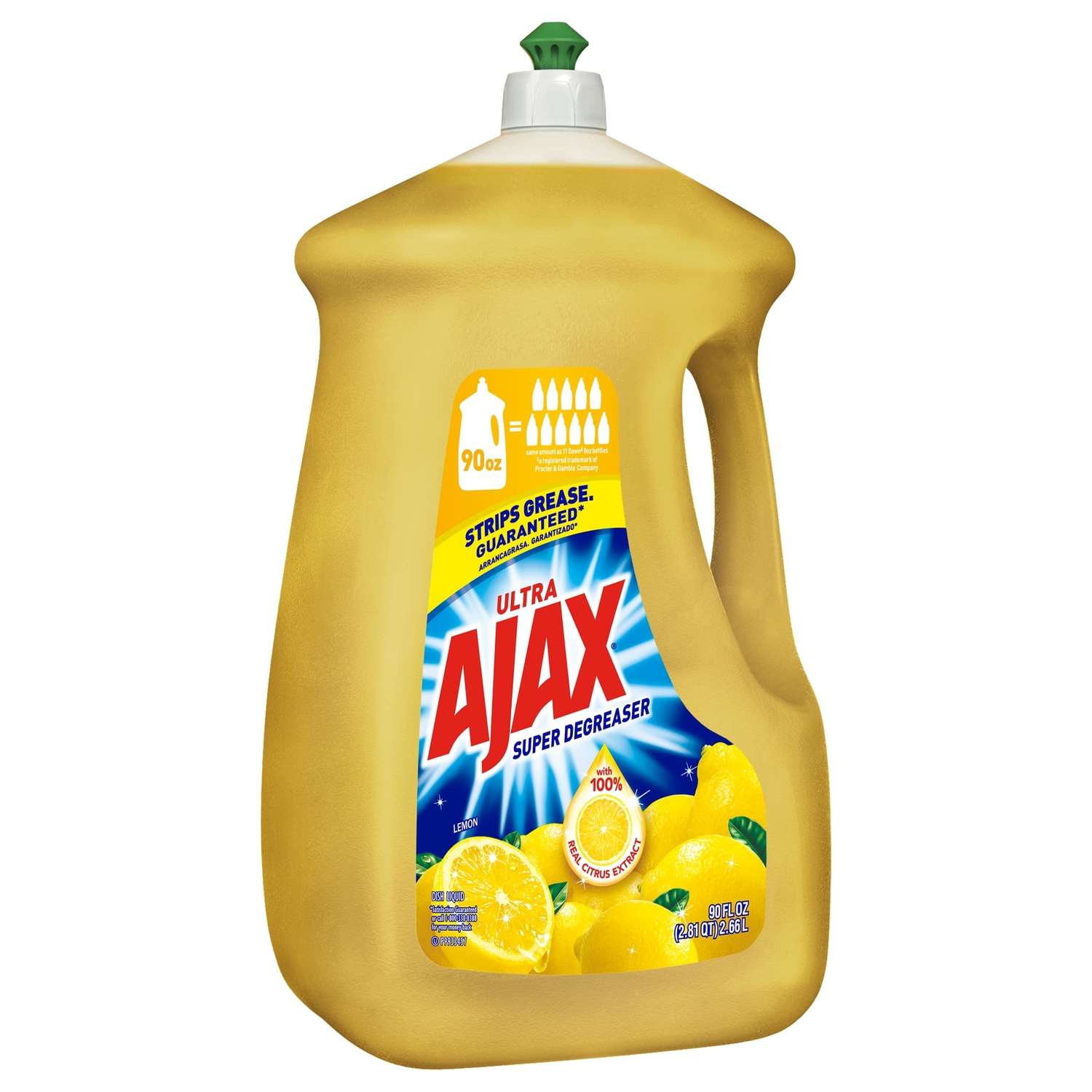Ajax Lemon Scent Liquid Dish Soap 90 oz 1 pk - Ace Hardware