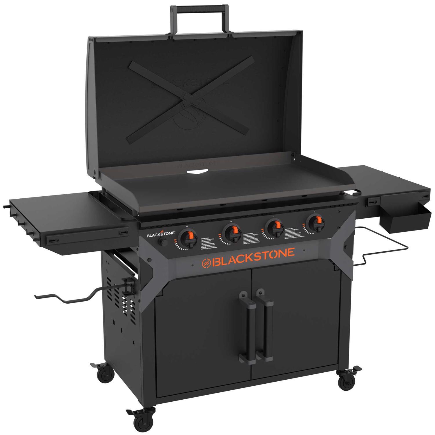 Blackstone Iron Forged 4 Burner Liquid Propane Outdoor Griddle with ...