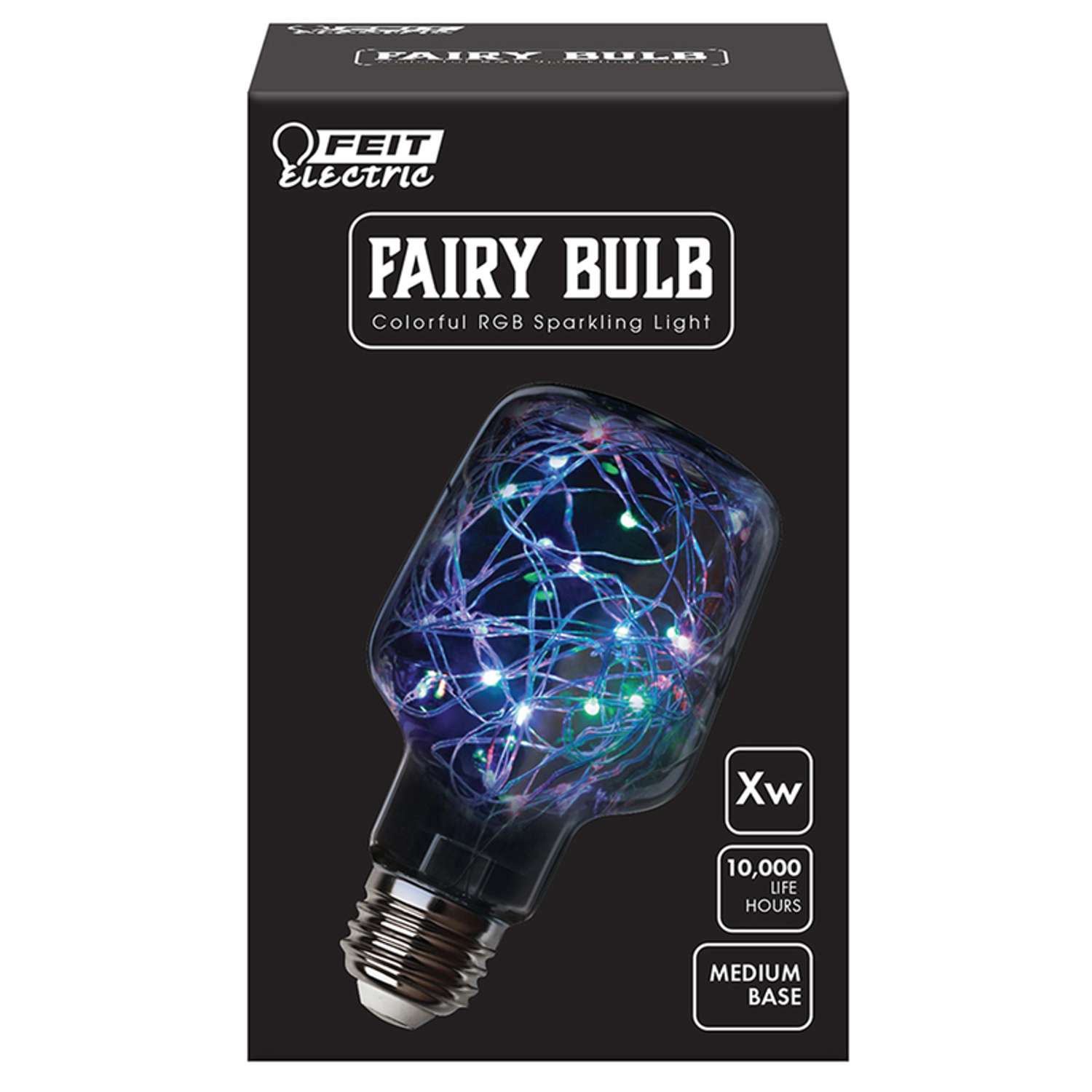 Feit Electric Fairy Cylinder E26 (Medium) LED Bulb Multi-Colored 1 pk ...