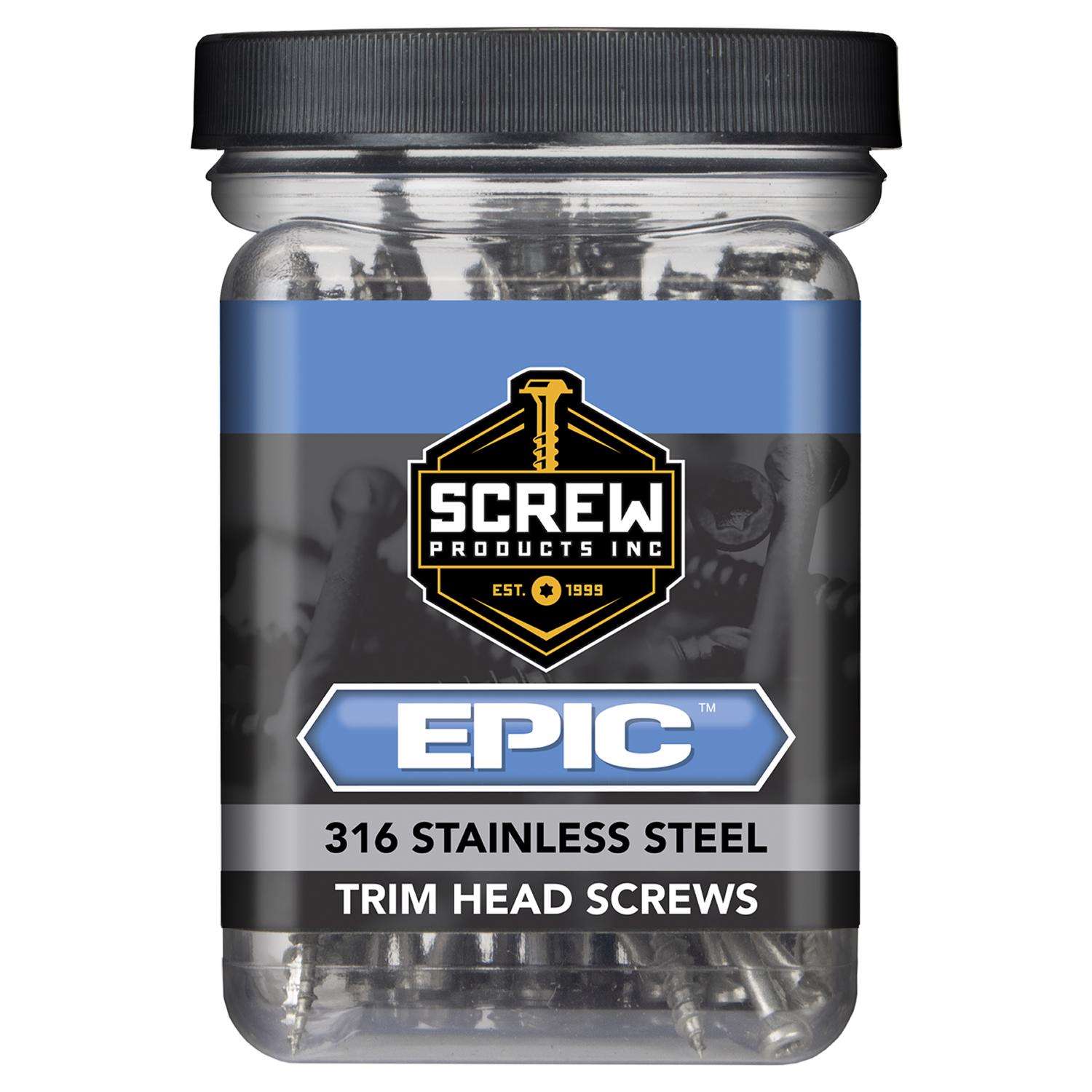 Screw Products EPIC No. 9 X 2.5 in. L Star Deep Trim Screws 92 pk Mfr ...
