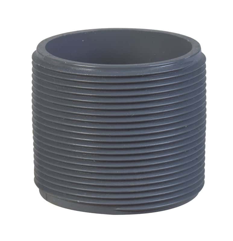 BK Products ProLine Schedule 80 2 in. MIP each X 2 in. D MIP PVC Close ...