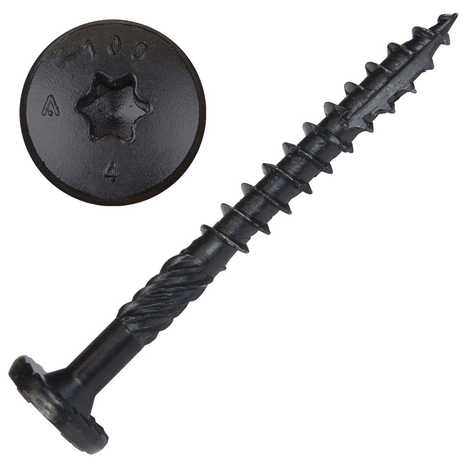 Screw Products, Inc. NOVA #14 in. X 2.5 in. L Star Black Steel Lag ...