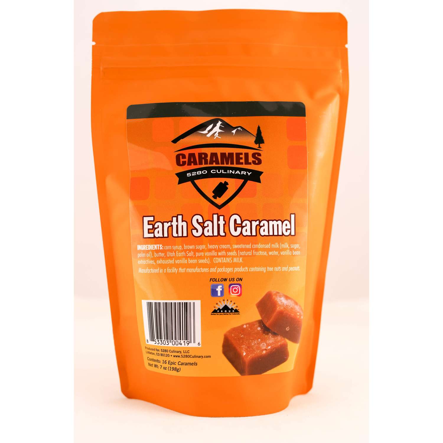 5280 Culinary BBQ Provisions Sweet and Salted Caramel Caramels 7 oz ...