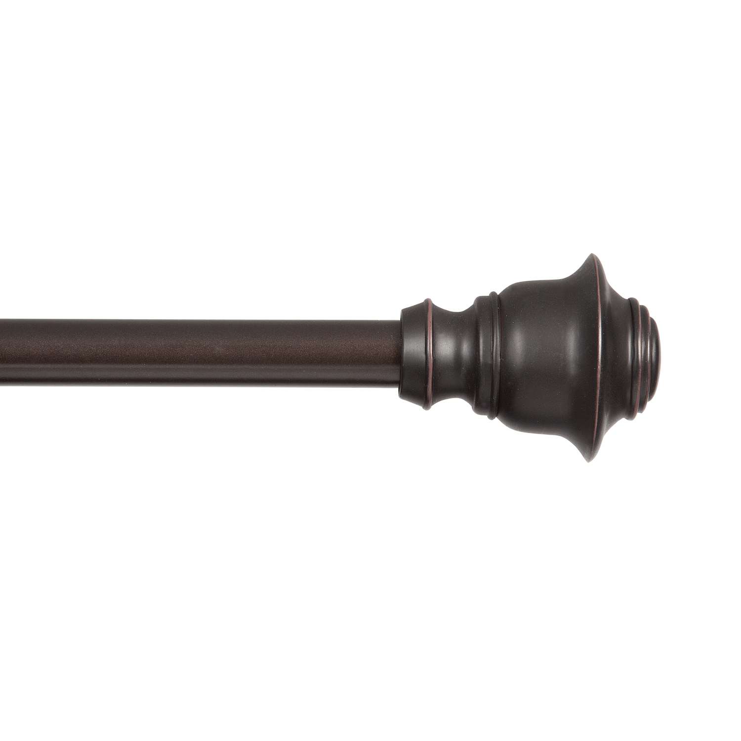 Kenney Weathered Brown Curtain Rod 66 in. L X 120 in. L - Ace Hardware