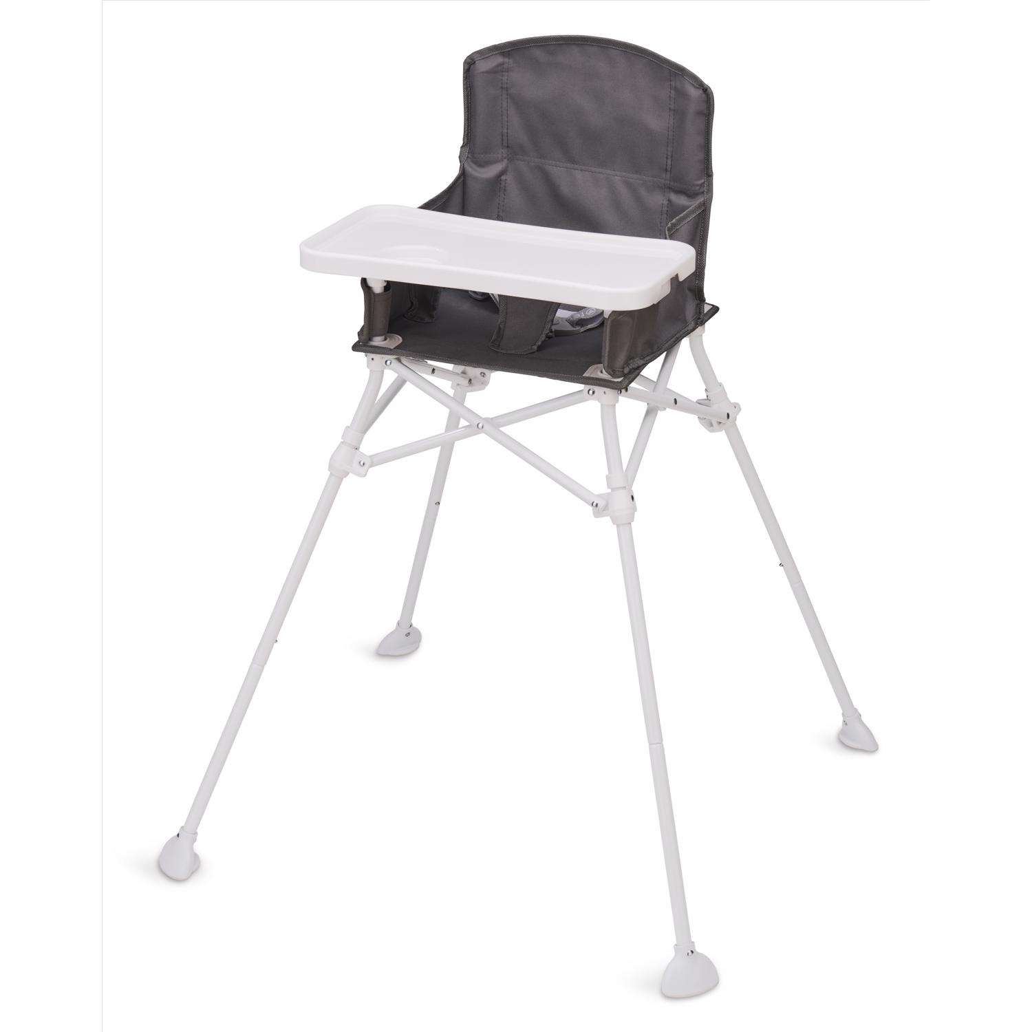 Regalo My Portable High Chair Gray Metal/Nylon Portable Booster Seat 1 ...
