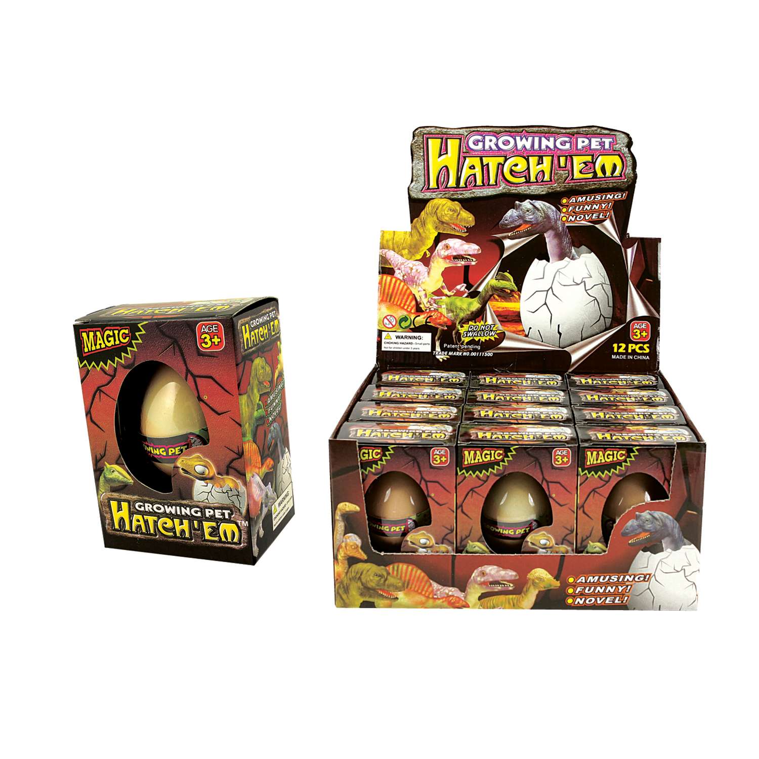 Playmaker Toys Growing Pet Dino Hatch 'Em Plastic - Ace Hardware