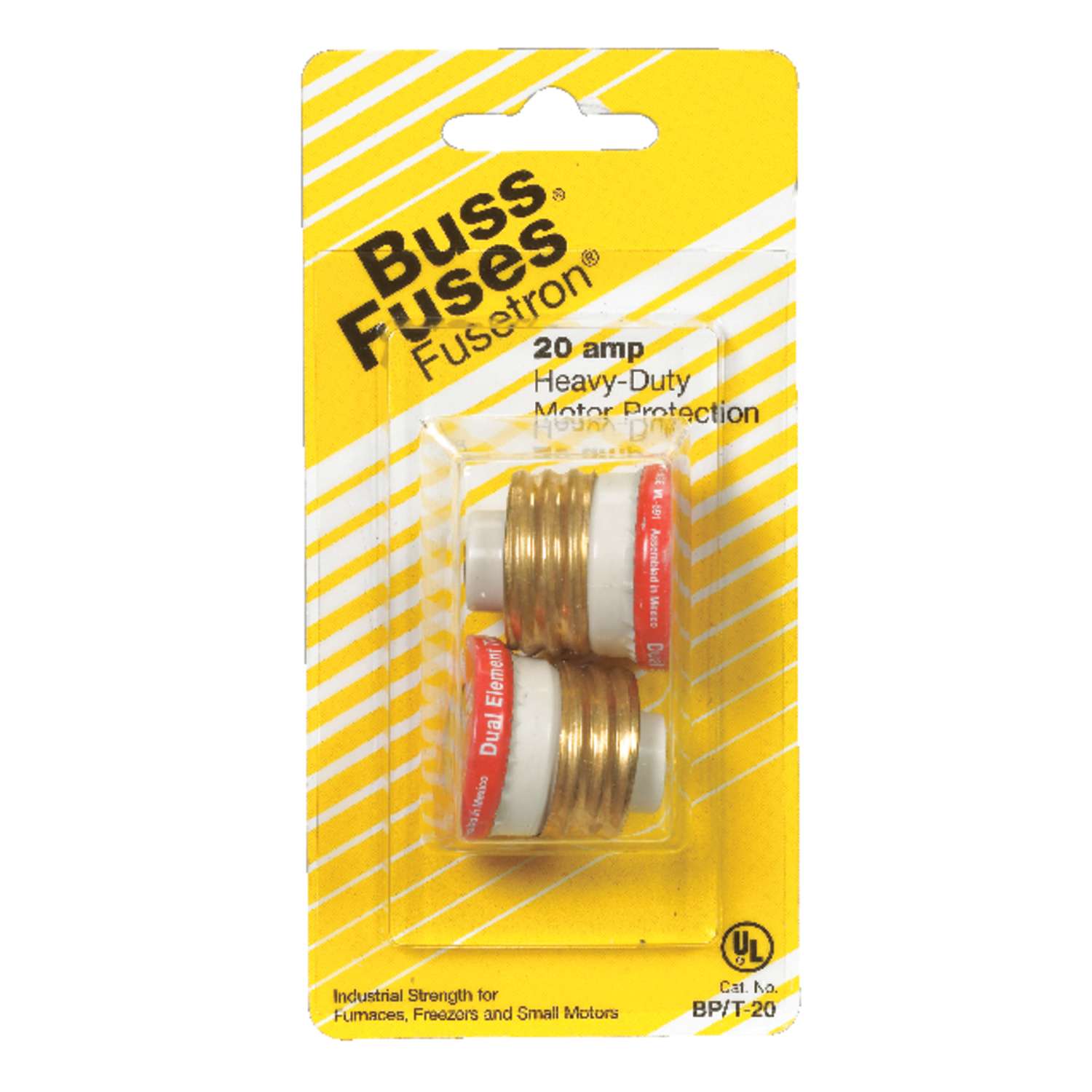 Bussmann 20 amps Time Delay Plug Fuse 2 pk - Ace Hardware