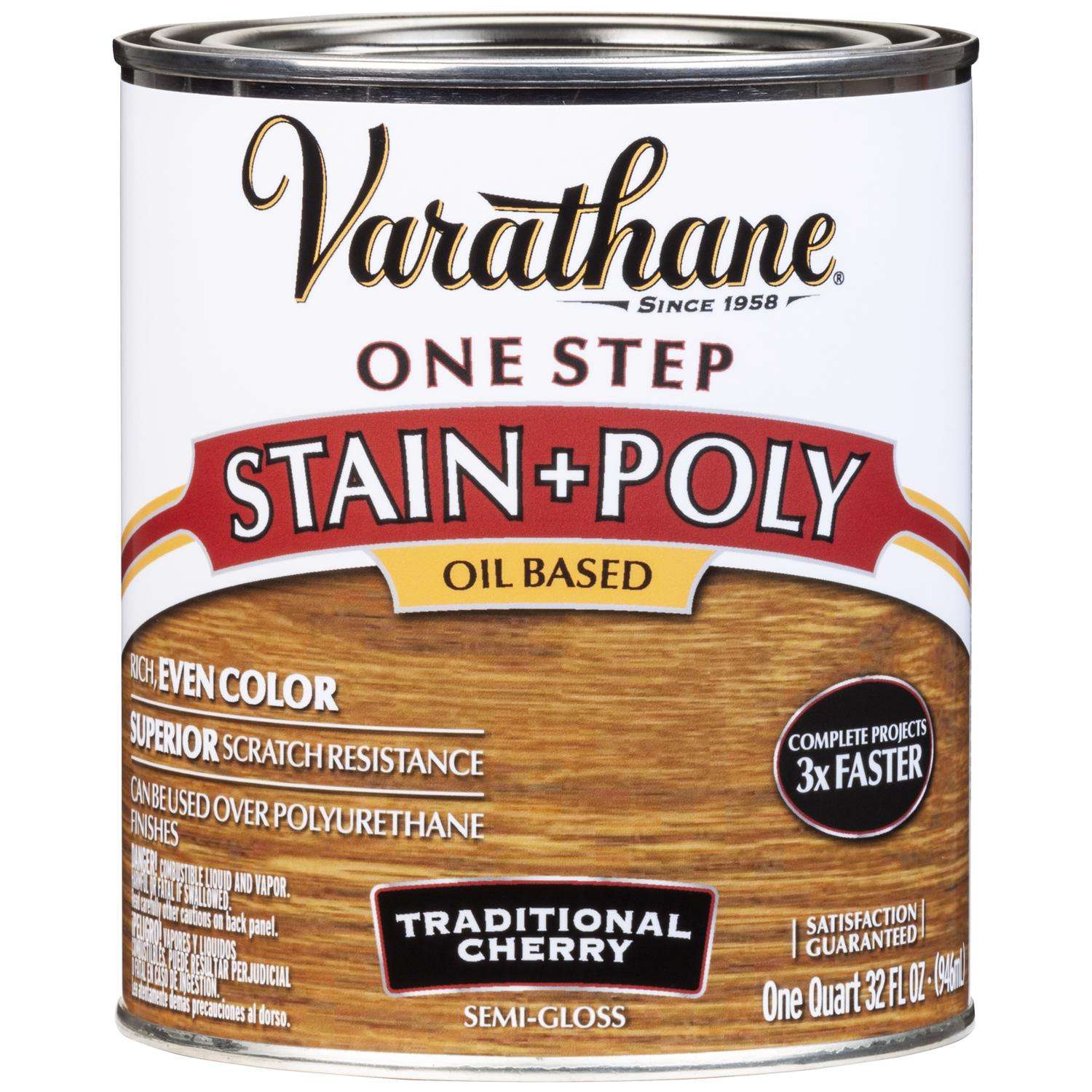 Varathane Semi-Gloss Traditional Cherry Oil-Based Oil Modified Urethane ...