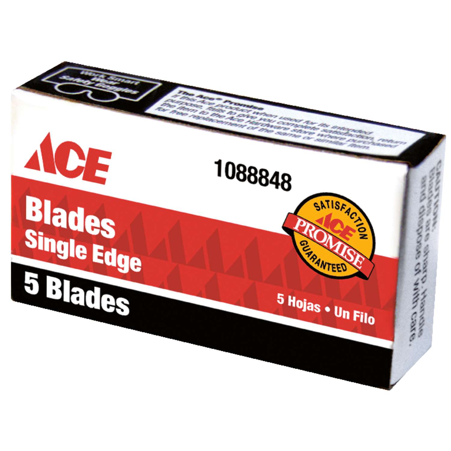 Ace Carbon Steel Single Edge Razor Blade 1.75 in. L 5 pc - Ace Hardware