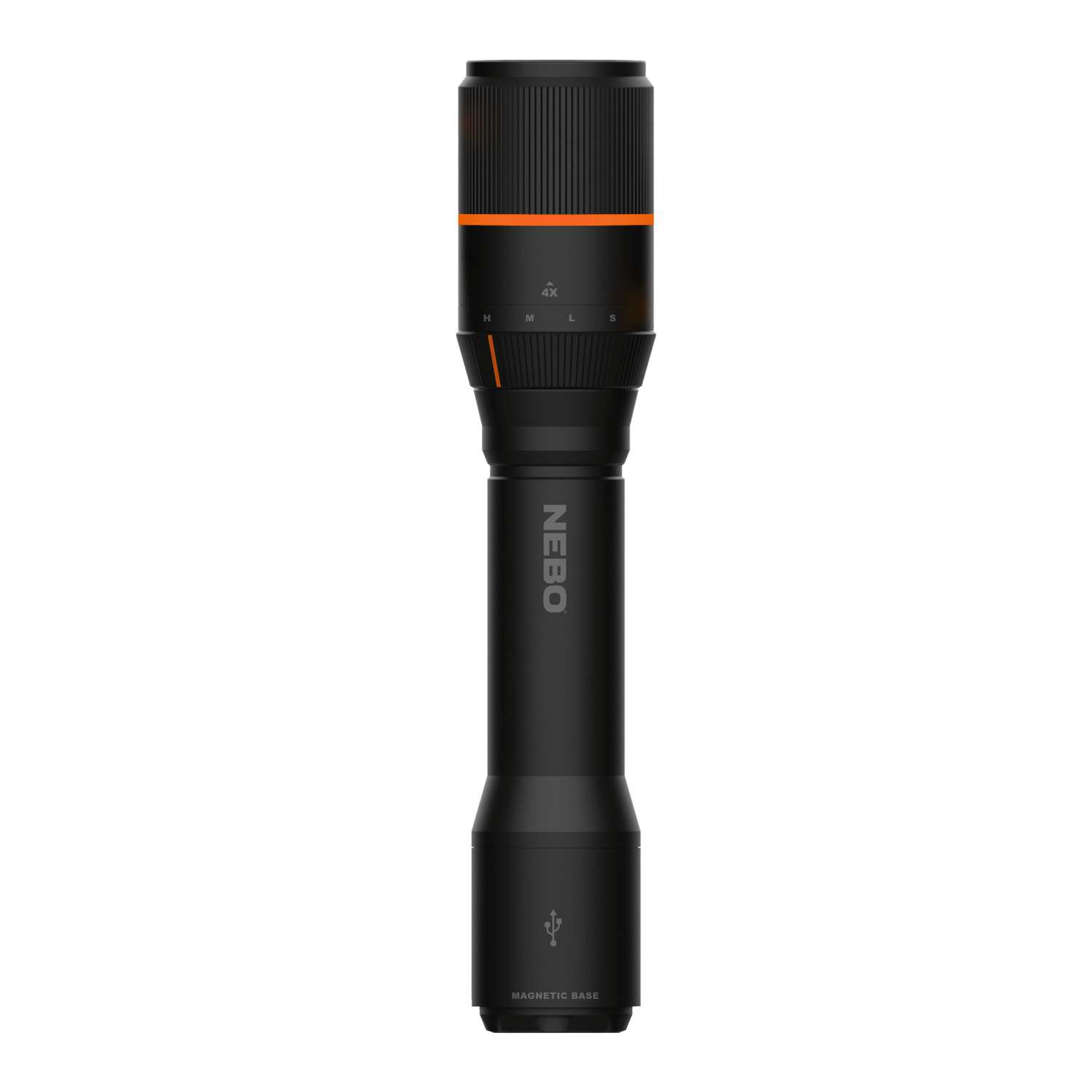 Nebo Davinci 2000 lumens Black LED Rechargeable Flashlight 18650 ...