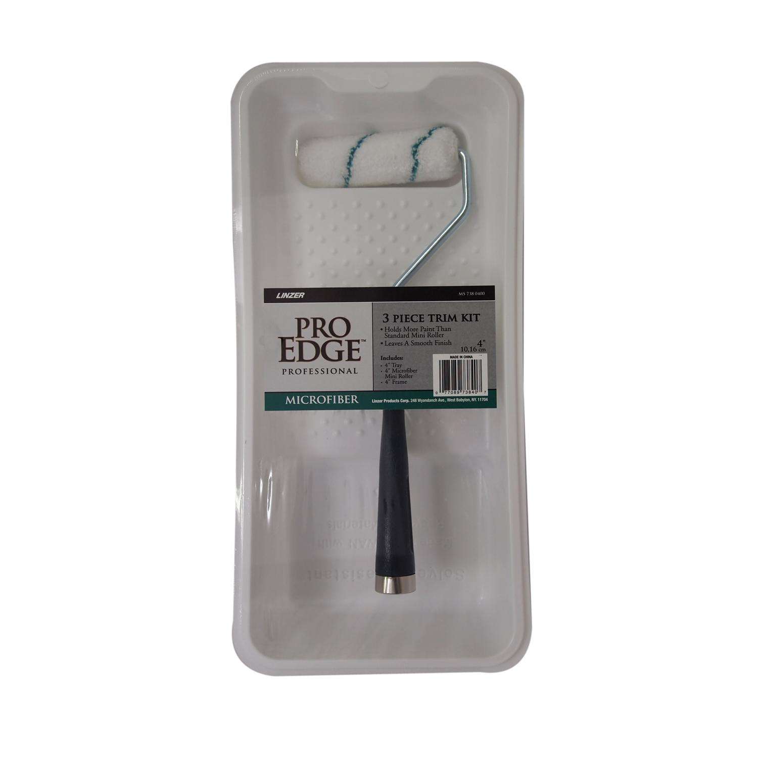 Linzer Pro Edge Plastic 4 in. W Disposable Paint Tray Kit Mfr# MS 738 0400 - Ace Hardware