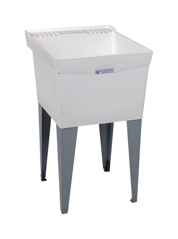 Mustee Utilatub 20 in. W X 24 in. D Single Thermoplastic Laundry Tub ...