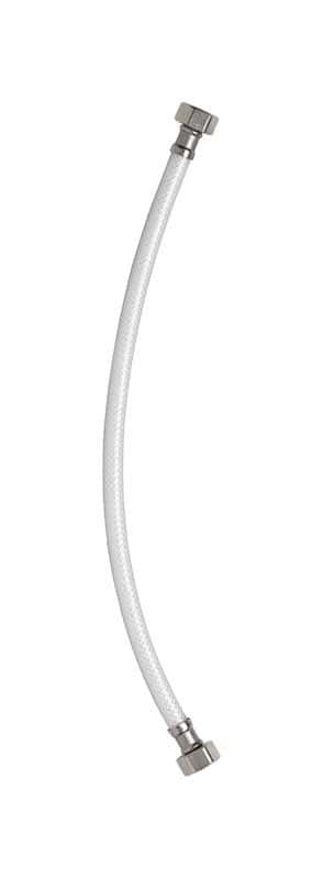 Homewerks 1/2 in. FIP X 1/2 in. D FIP 20 in. PVC Faucet Supply Line ...