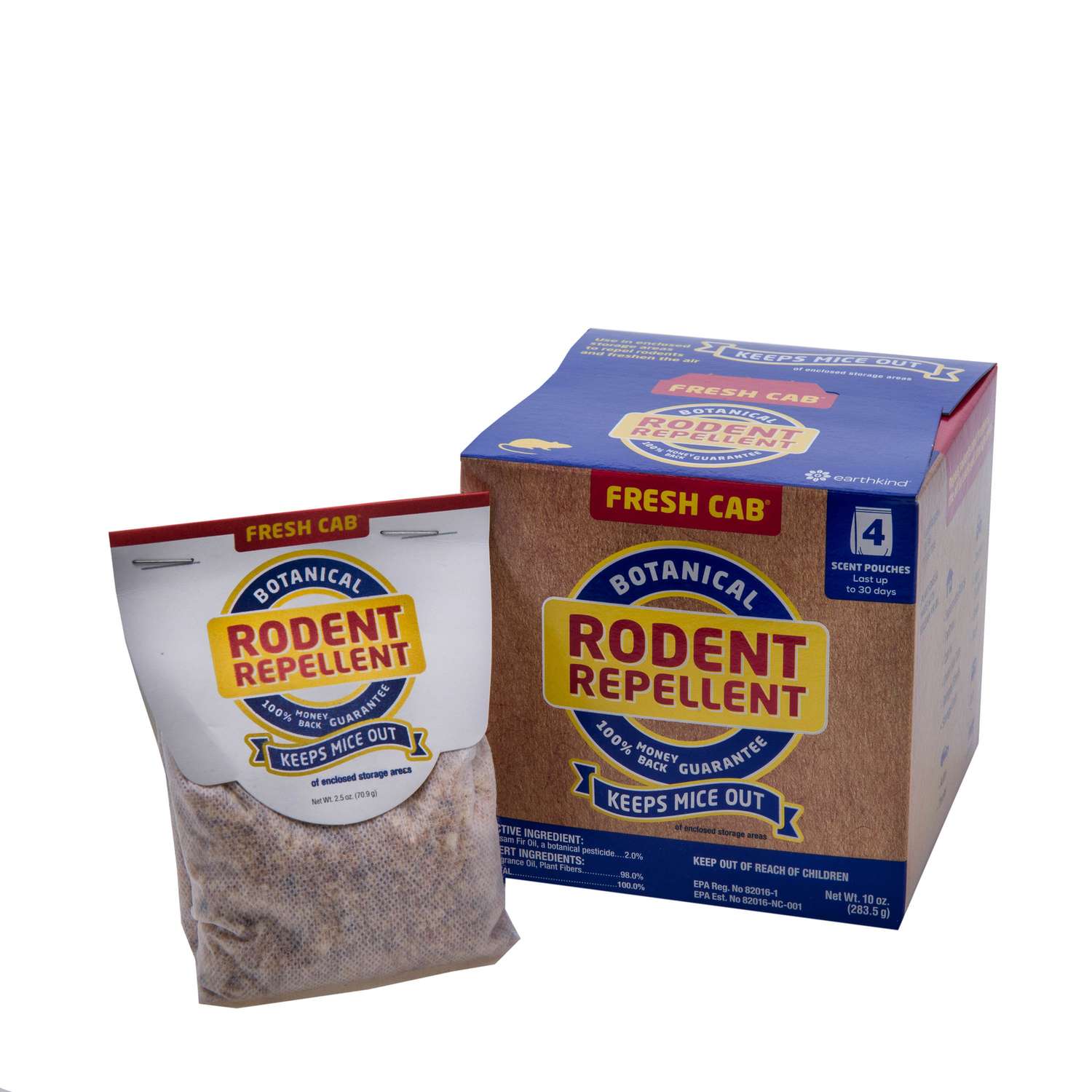 EarthKind Fresh Cab Animal Repellent Pouch For Rodents 10 oz - Ace Hardware