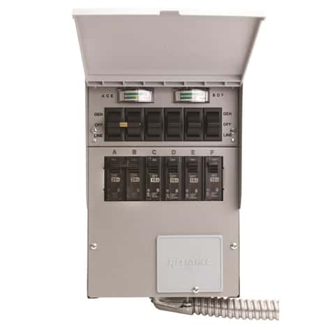 Reliance Controls Pro/Tran 2 30 amps 125/250 V 6 space 6 circuits ...