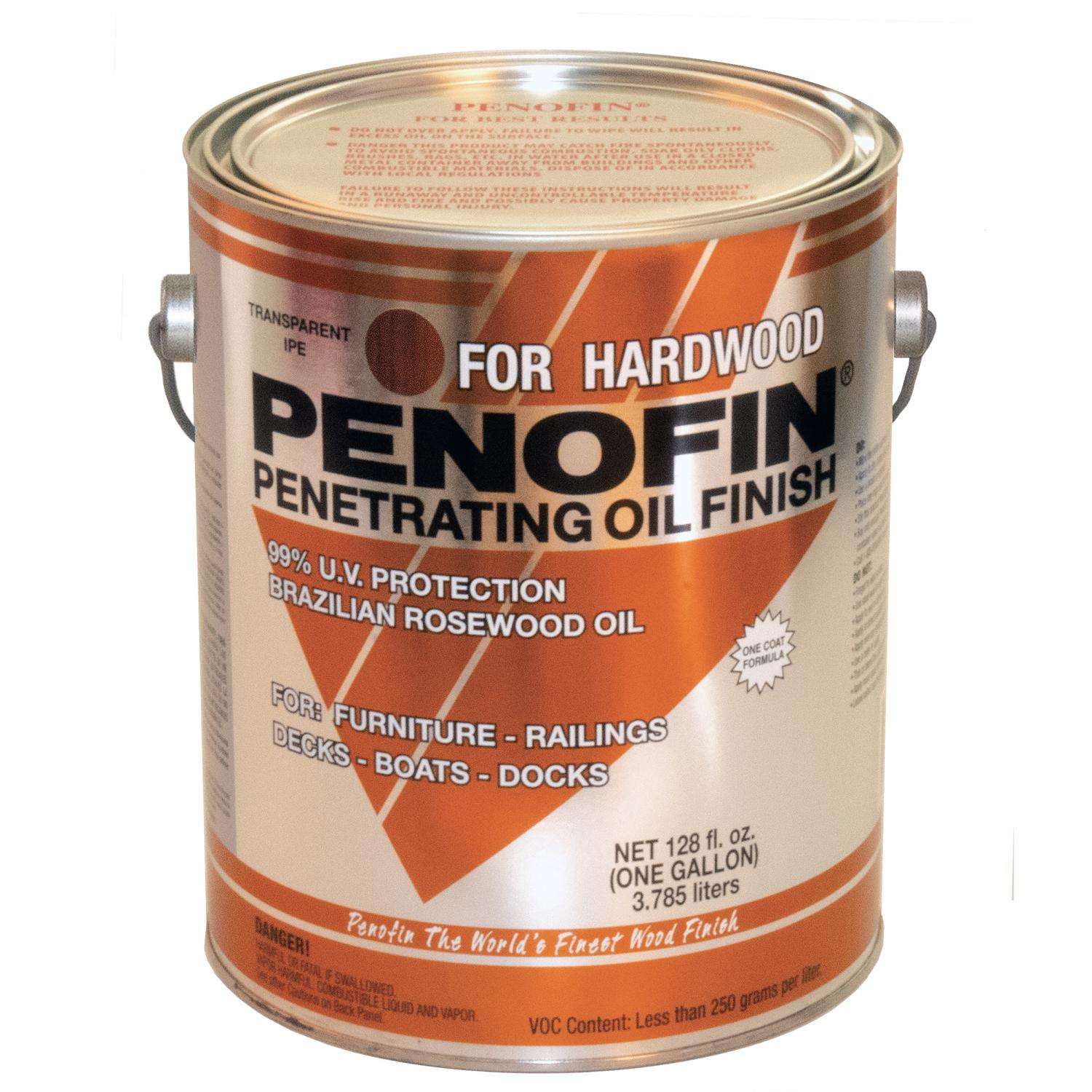Penofin Transparent IPE Oil-Based Penetrating Hardwood Stain 1 gal ...